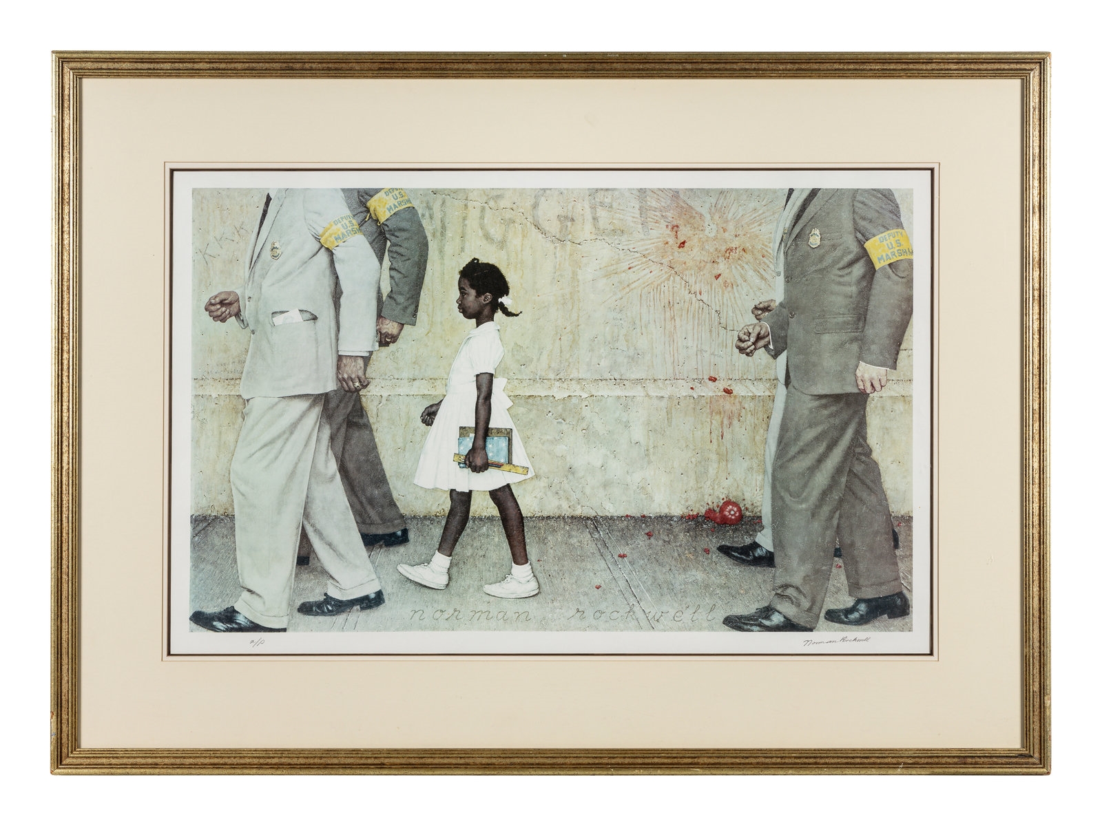 Norman Rockwell | The Problems We All Live With | MutualArt