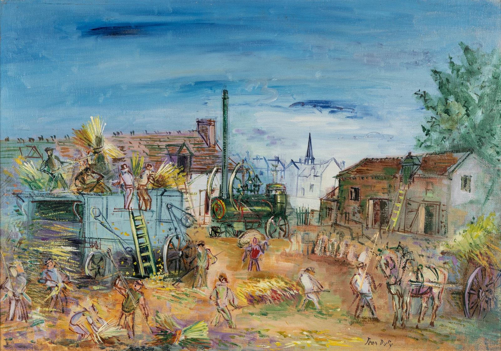 Jean Dufy | Promenade au Bois de Boulogne | MutualArt