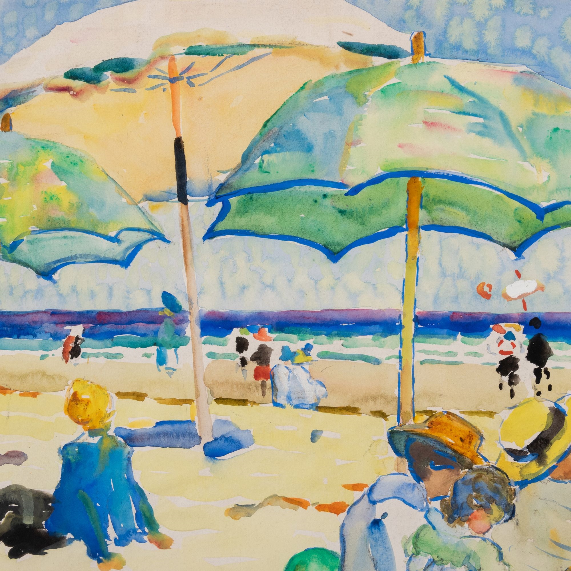 Alice Schille | Beach Scene: Shinecock | MutualArt