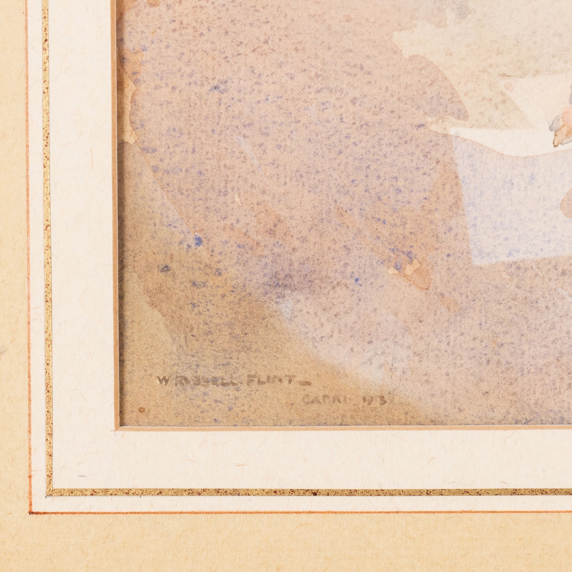William Russell Flint | From a Capri Cliff (1913) | MutualArt