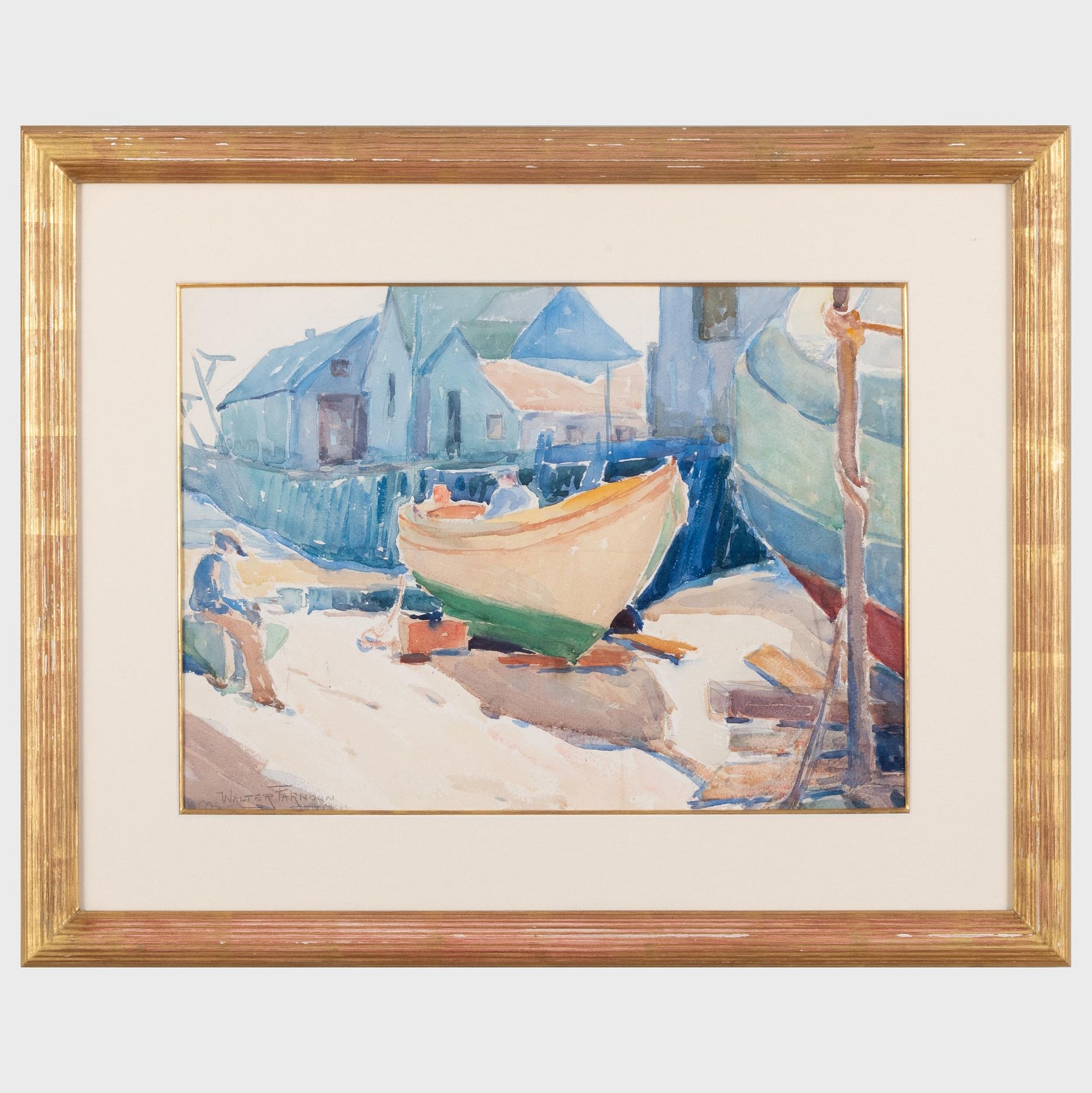 Walter Farndon | Readying the Boat | MutualArt