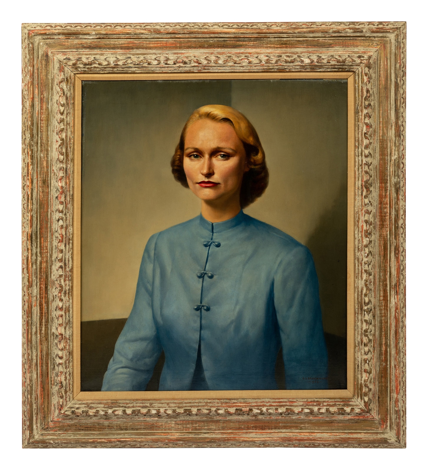 Gerald Leslie Brockhurst | Portrait of a Lady (1952) | MutualArt