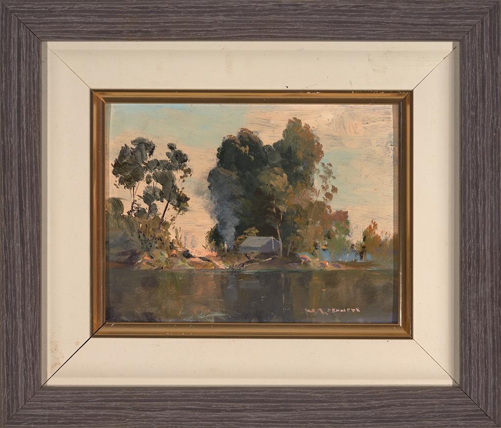 Rubery Bennett | Campers by the River & Rockfishing (double sided ...