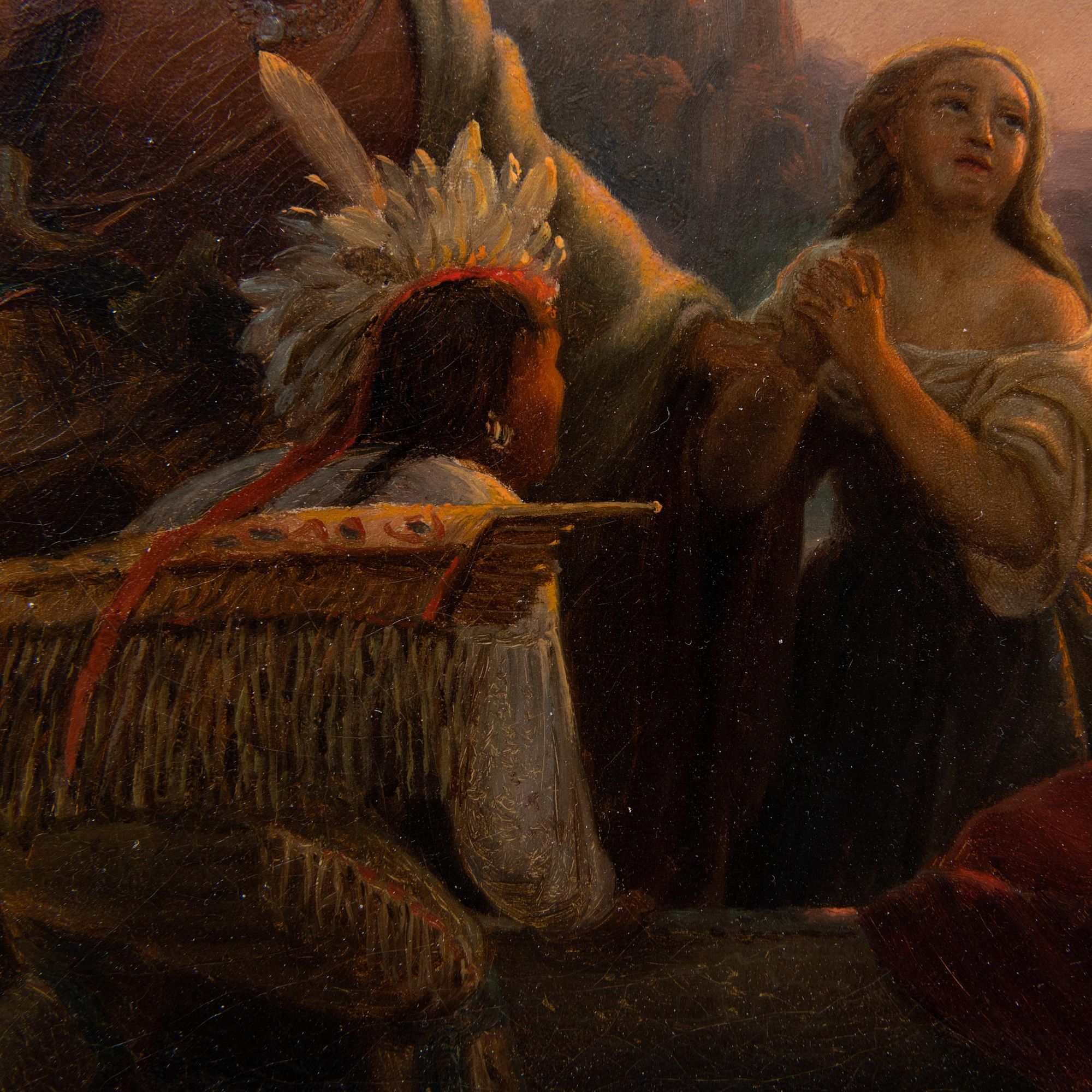 Charles Ferdinand Wimar | The Abduction of Daniel Boone's Daughter ...