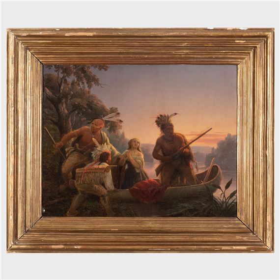 Charles Ferdinand Wimar | The Abduction of Daniel Boone's Daughter ...