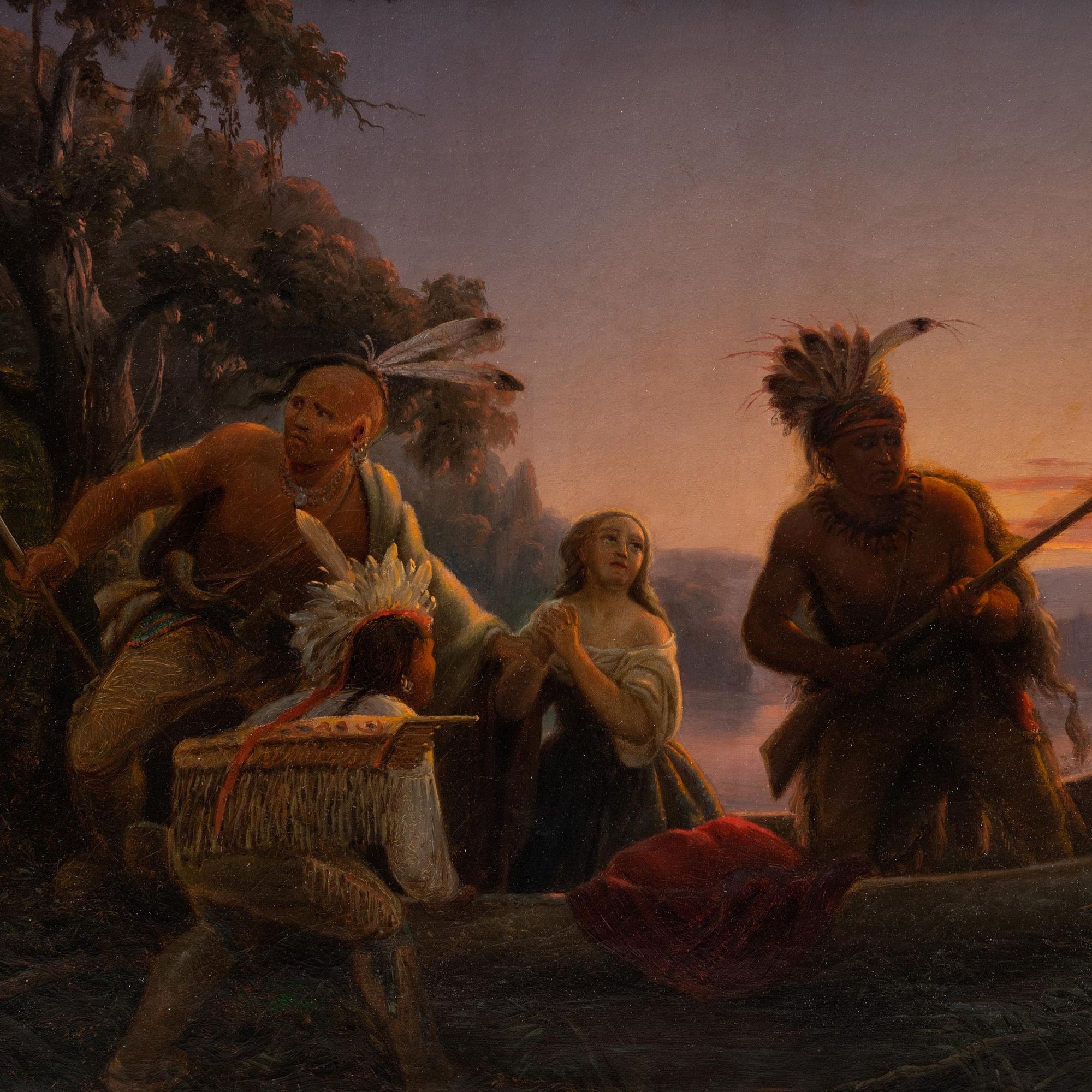 Charles Ferdinand Wimar | The Abduction of Daniel Boone's Daughter ...
