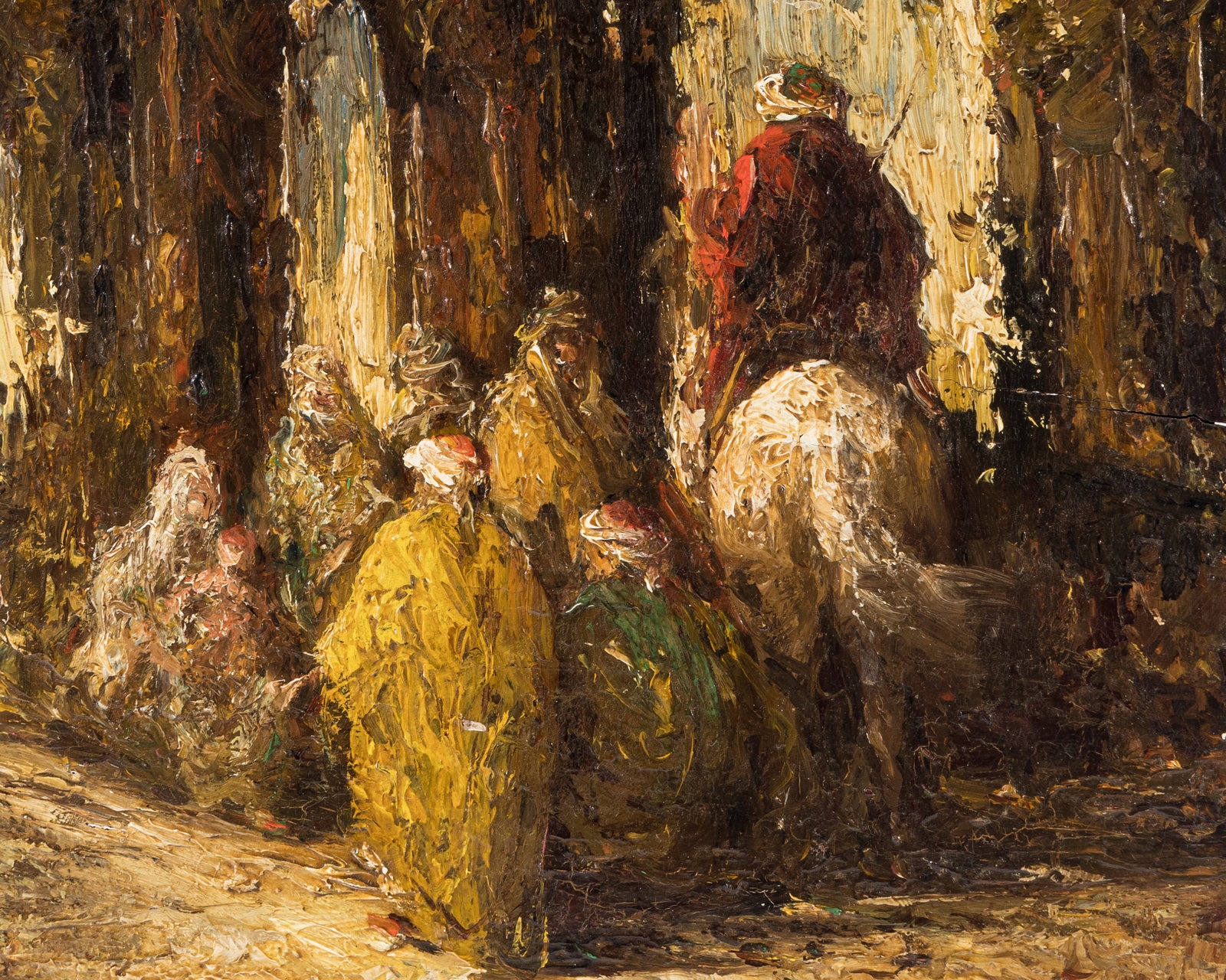 Adolphe Joseph Thomas Monticelli | Figures Amongst Ruins | MutualArt