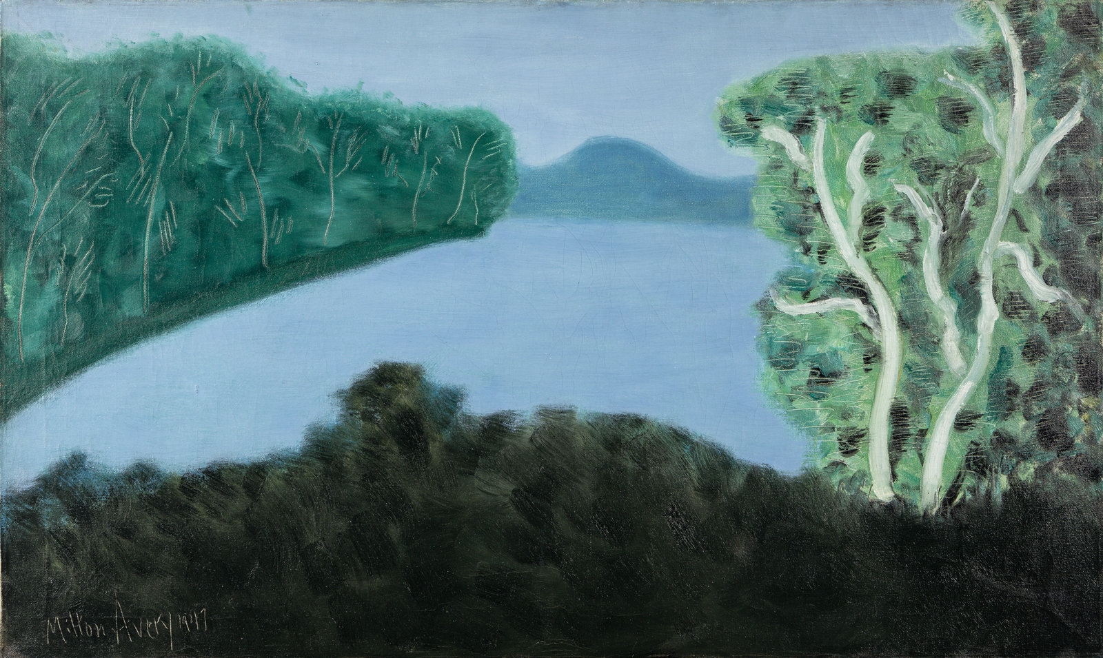 Milton Avery | MOUNTAIN LANDSCAPE (1947) | MutualArt