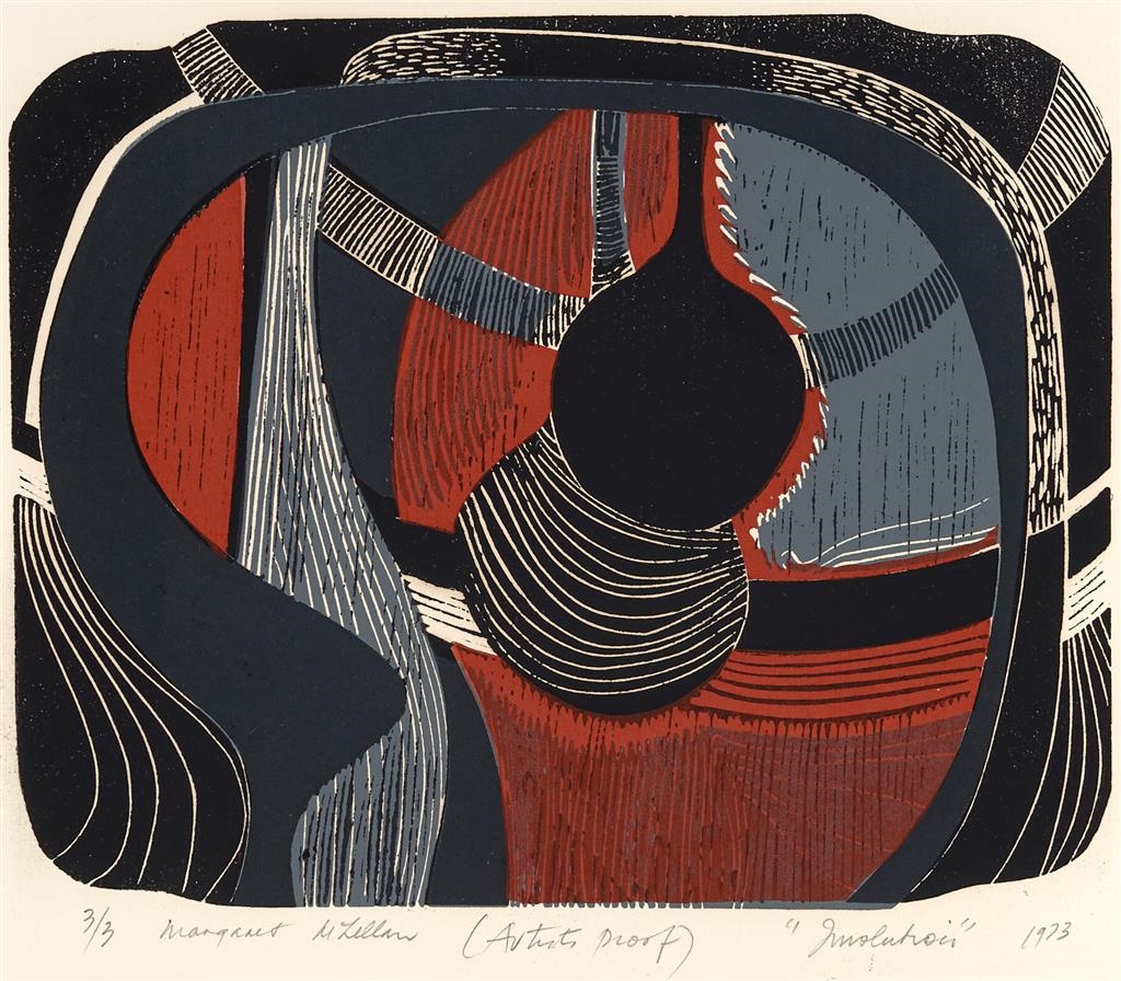 Margaret Mclellan | Involution (Red) (1973) | MutualArt