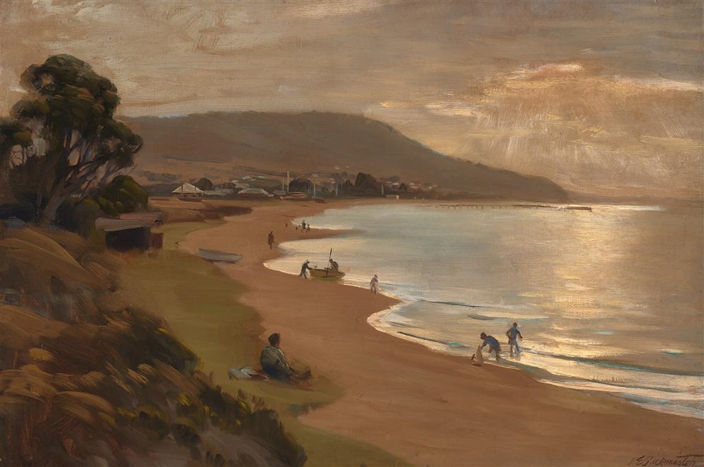 Ernest Buckmaster | Beach Scene | MutualArt