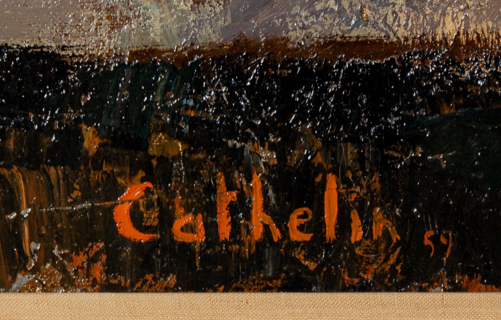 Bernard Cathelin | Jeune fille à la toilette (1959) | MutualArt