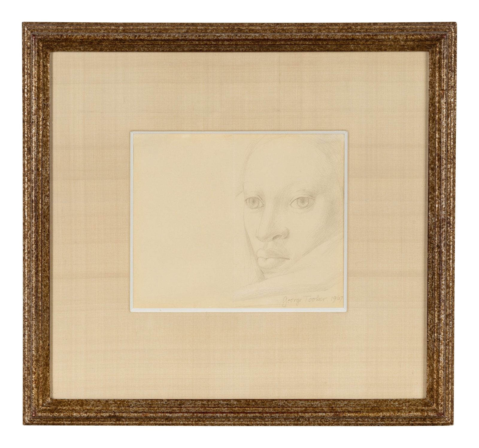 George Tooker | Untitled (Portrait of a Woman) (1967) | MutualArt