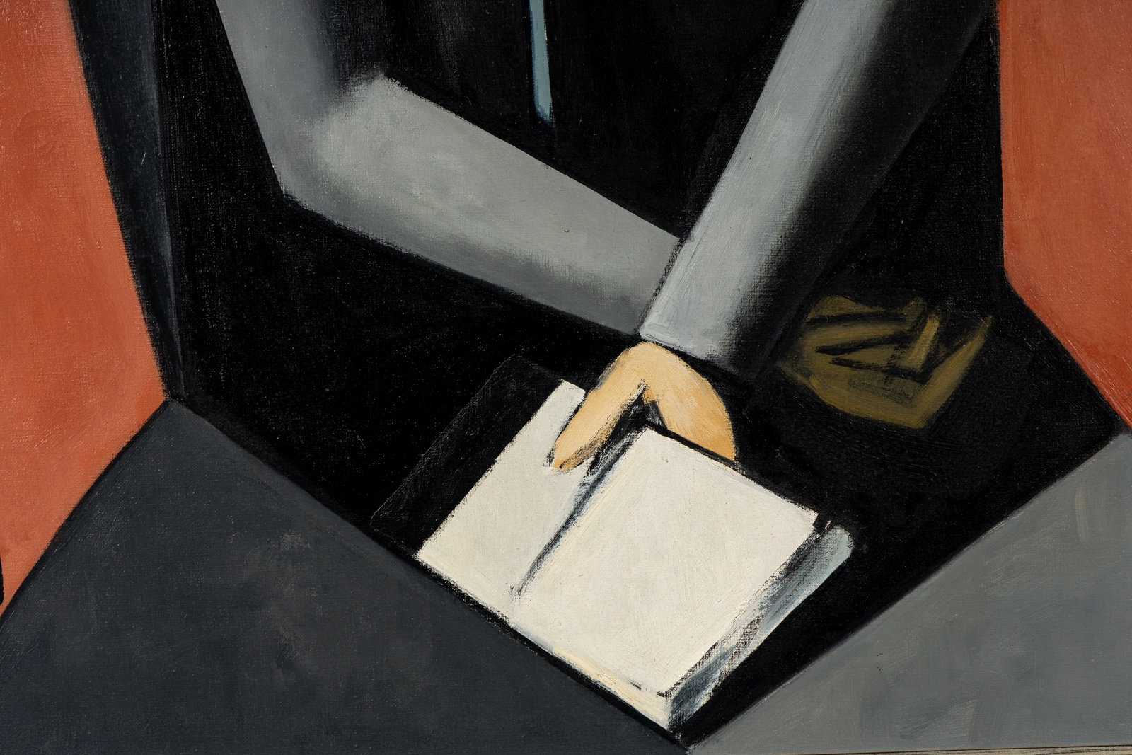 Duilio Barnabè | Seated Figure with a Book (1957) | MutualArt