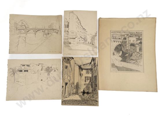 John Weeks | Twelve Sketchbook Studies (1888) | MutualArt