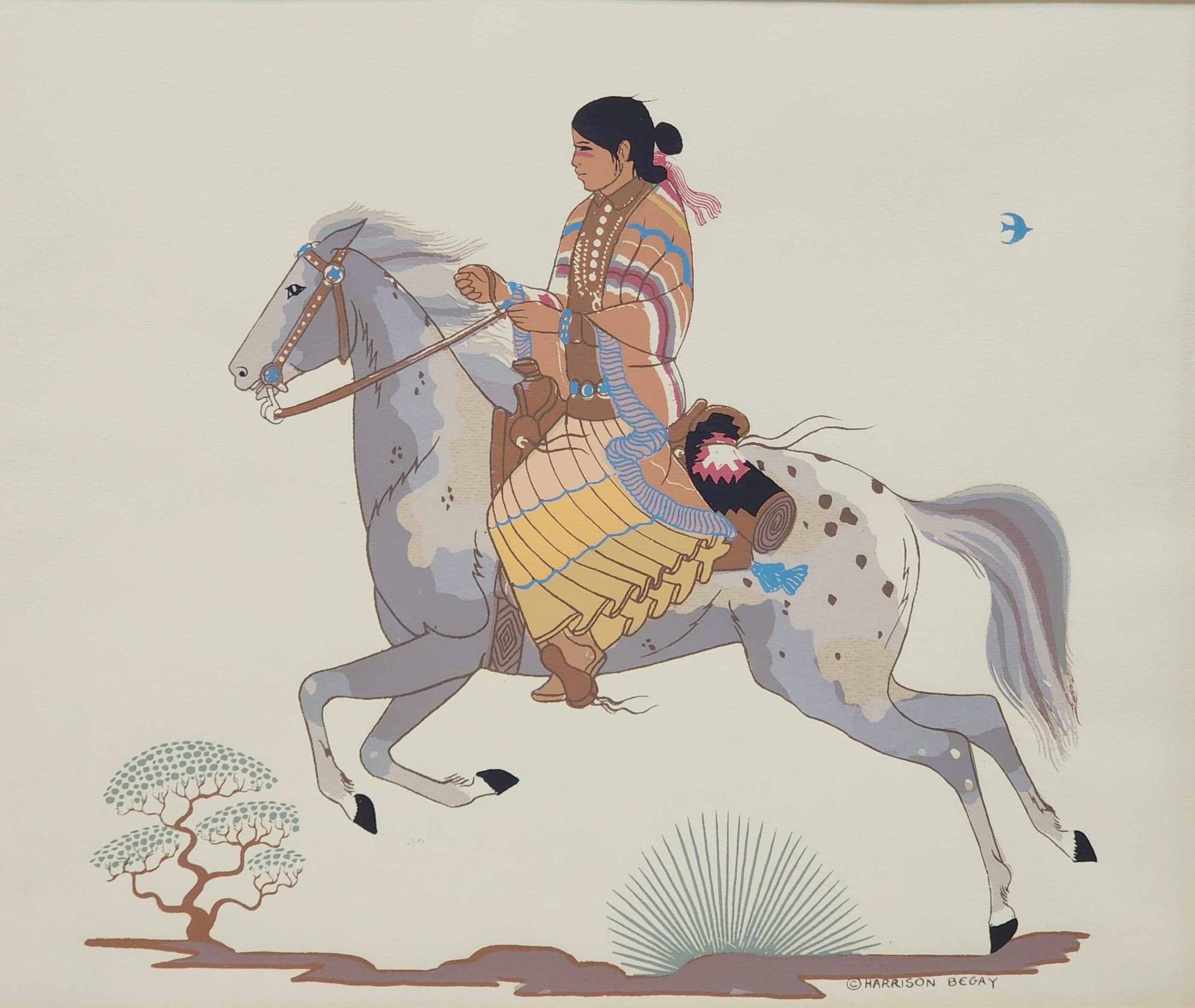 Harrison Begay | Harrison Begay Silkscreen Artwork | MutualArt
