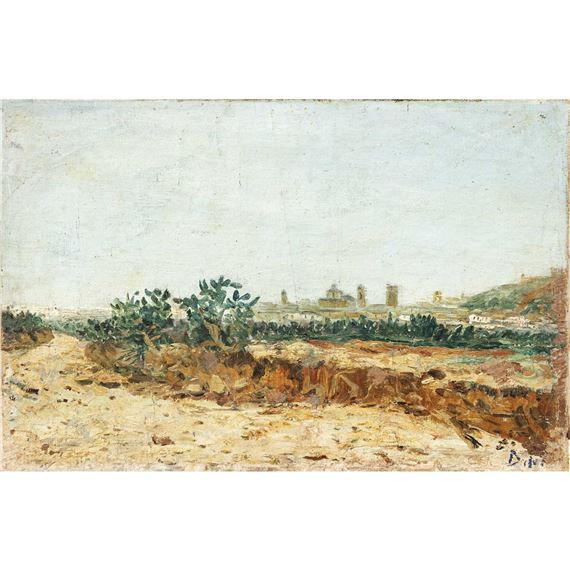 Darío de Regoyos | Paisaje con chumberas | MutualArt