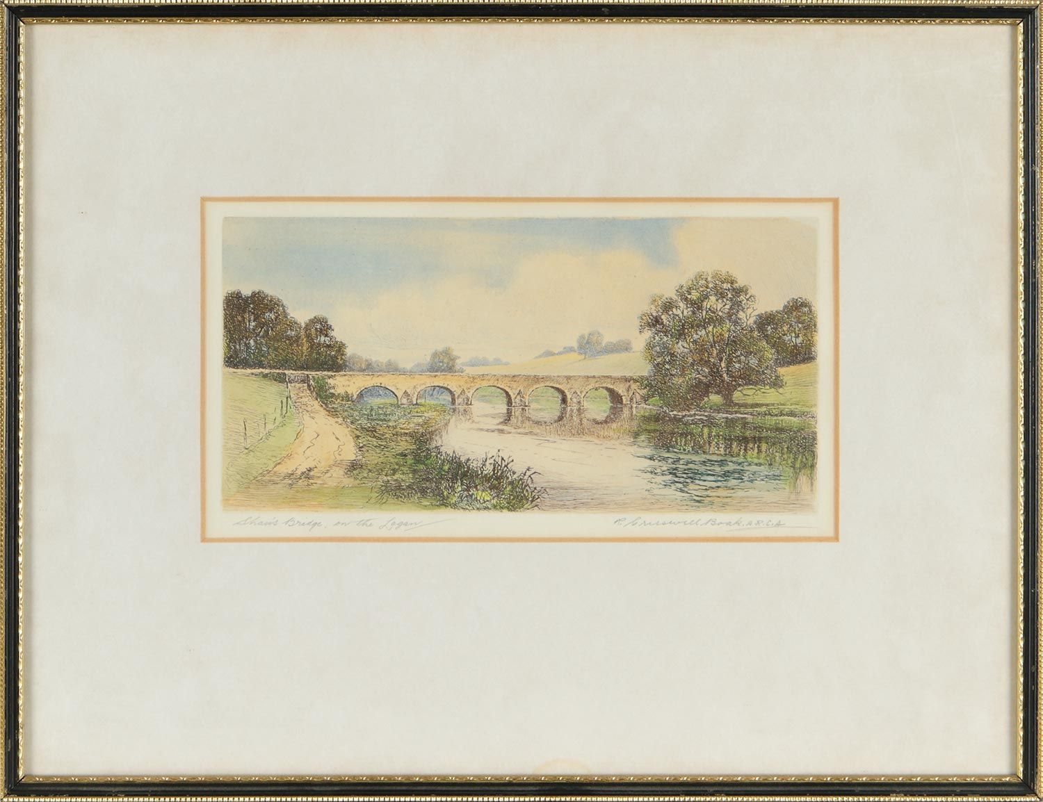 Robert Cresswell Boak | 'SHAWS BRIDGE ON THE LAGAN' | MutualArt