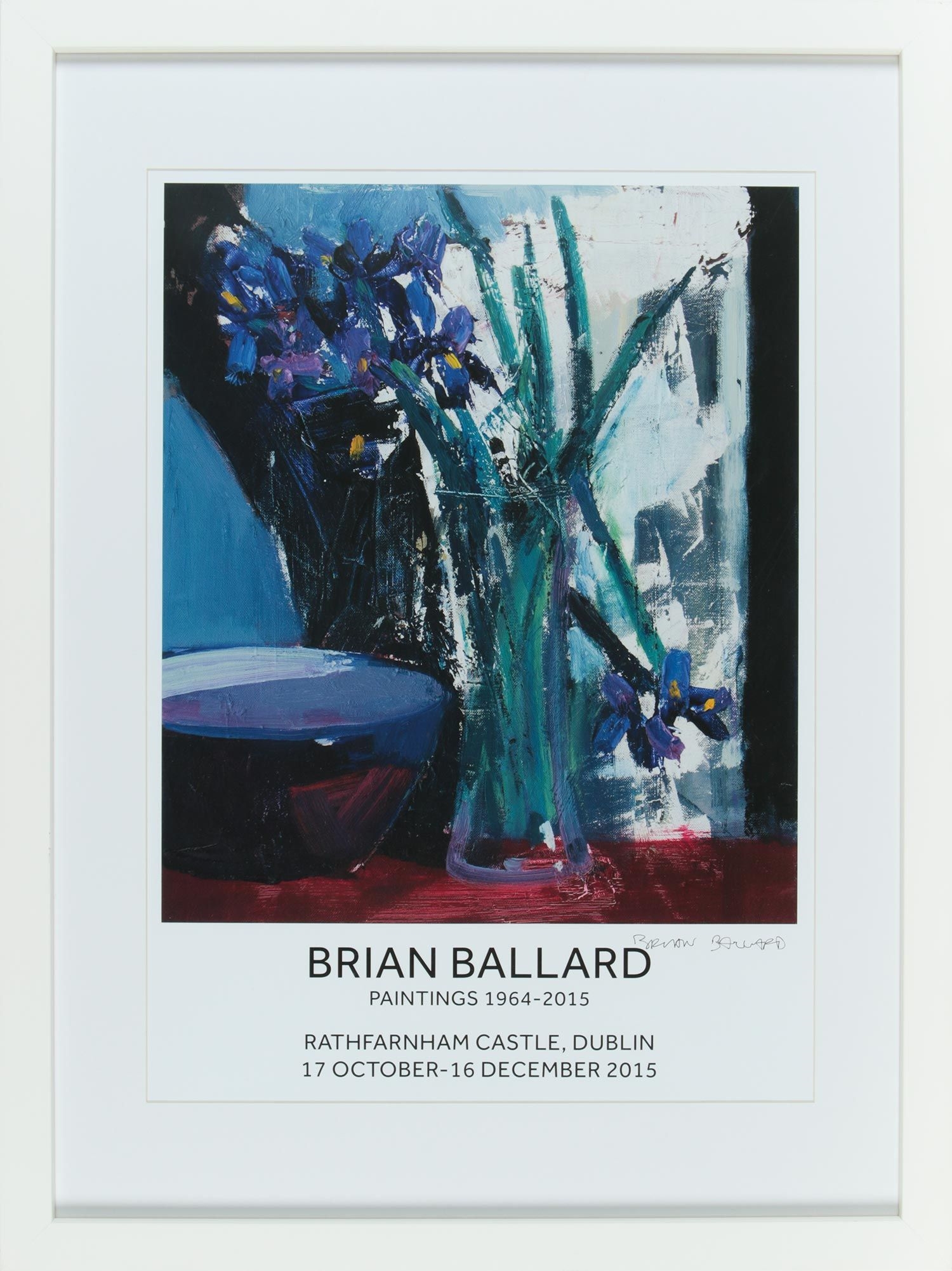 Brian Ballard | 'STILL LIFE VASE OF FLOWERS, RATHFARNHAM CASTLE, DUBLIN ...