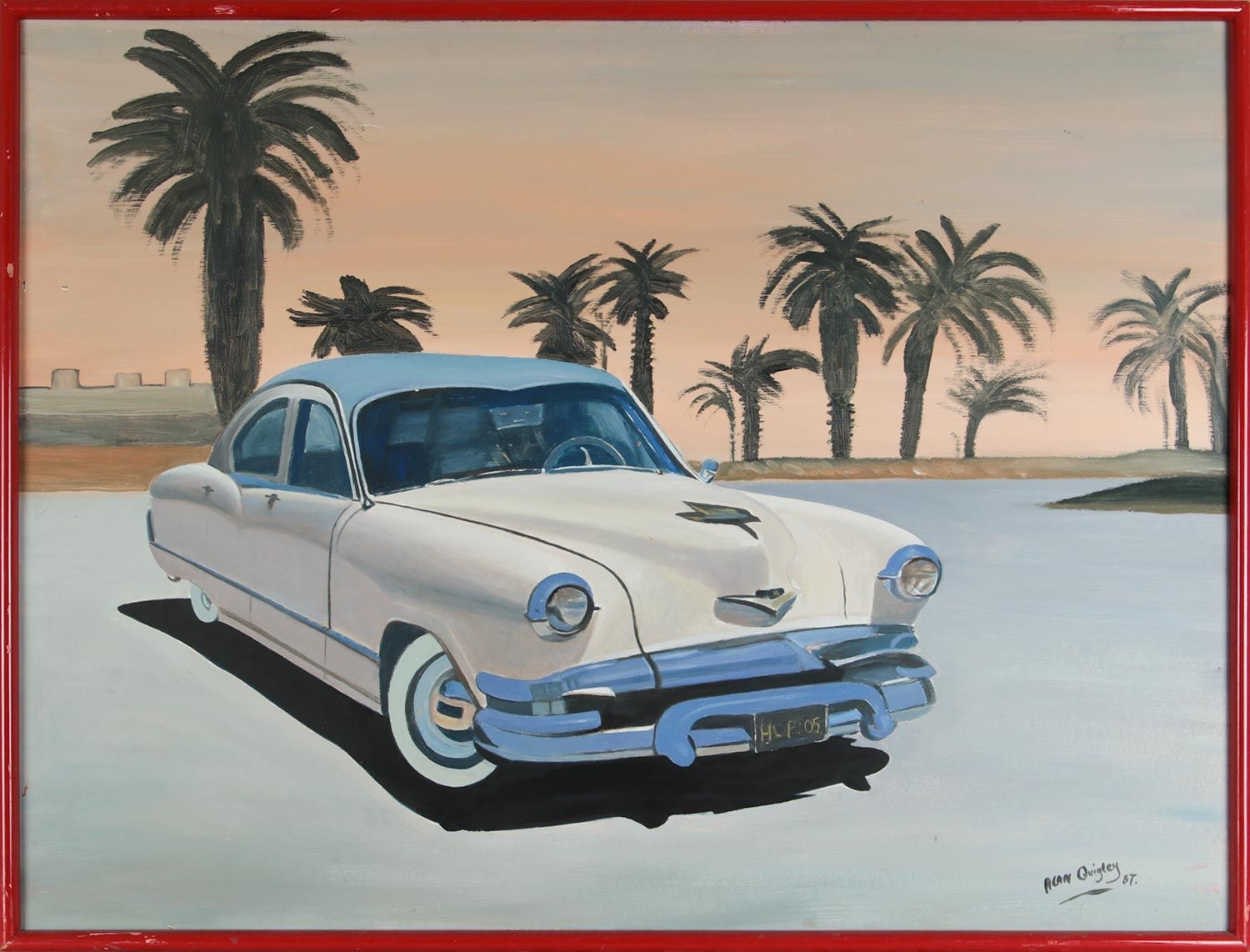 Alan Quigley | 'CHEVROLET BY THE PALM TREES' (1987) | MutualArt