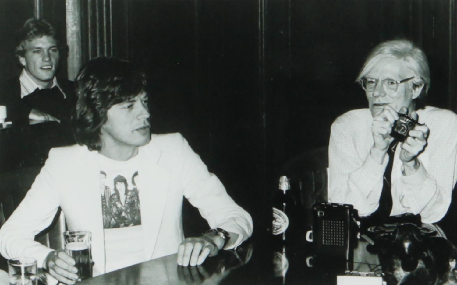 Christopher Makos | 'LUNCHING WITH MICK JAGGER AT THE FACTORY 860 ...