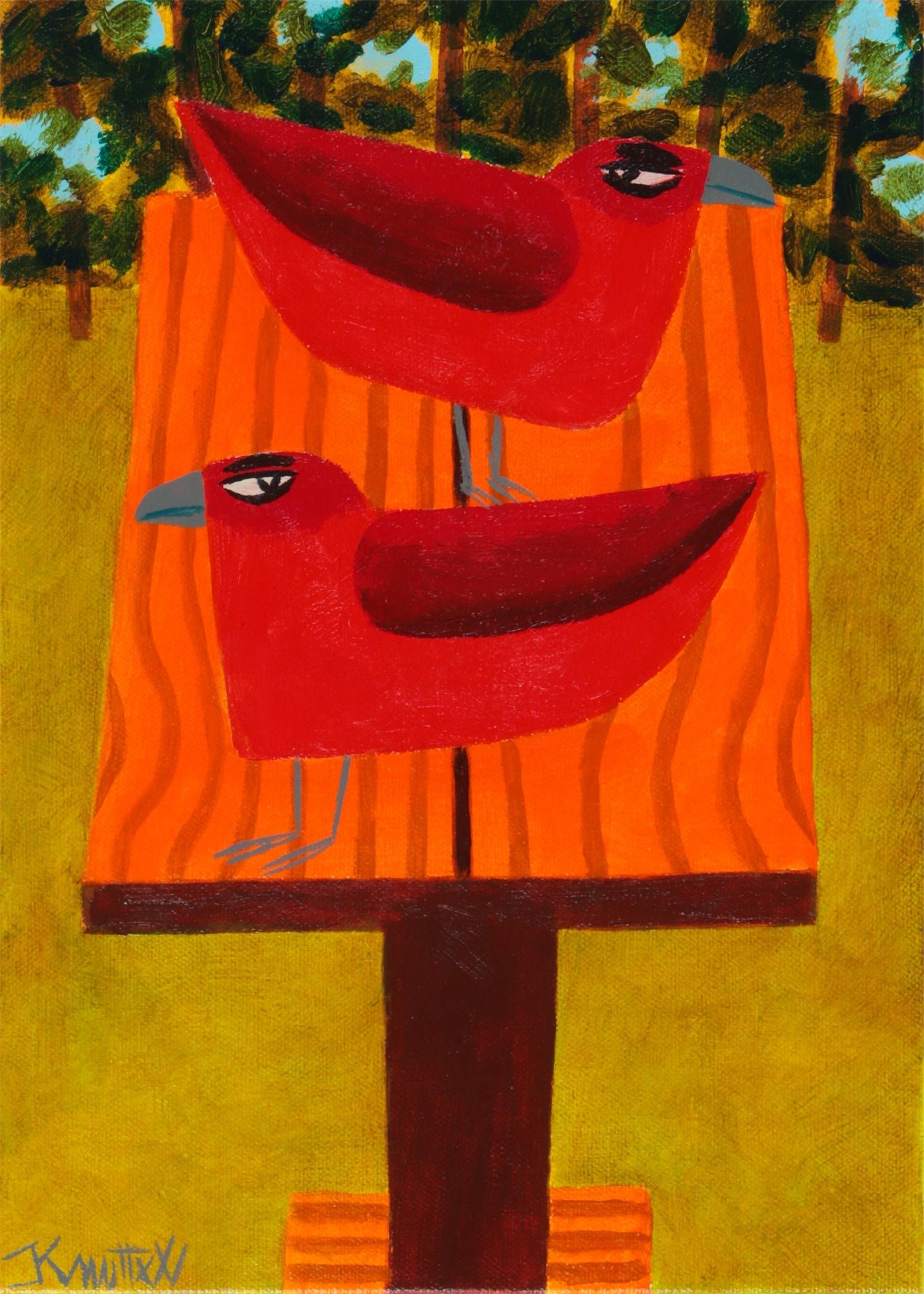 Graham Knuttel | 'BIRD TABLE' | MutualArt