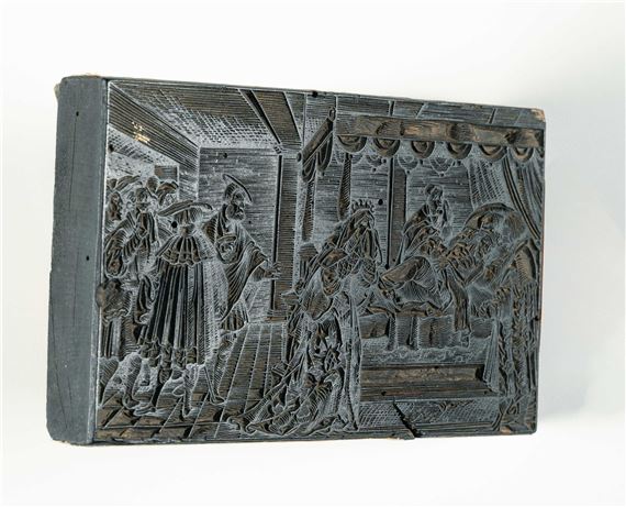 Hans Weiditz the Younger | Original woodcut block with an illustration ...