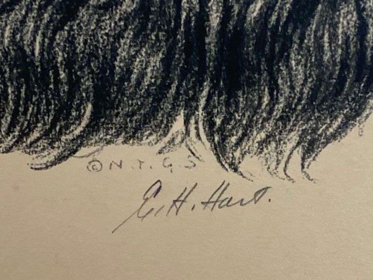 Ernest Huntley Hart | E.H. Hart Black English Cocker Spaniel Pair Print ...