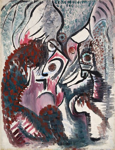 Alice Rahon | Dans le forêt no. 6 (1942) | MutualArt