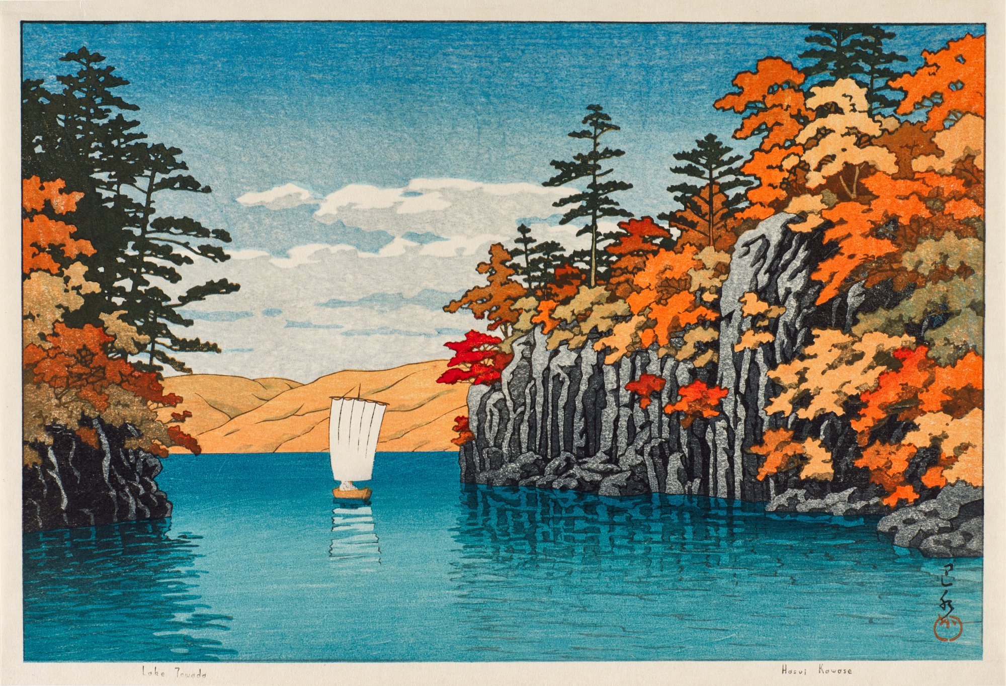 Hasui Kawase | Lake Towada (1953) | MutualArt