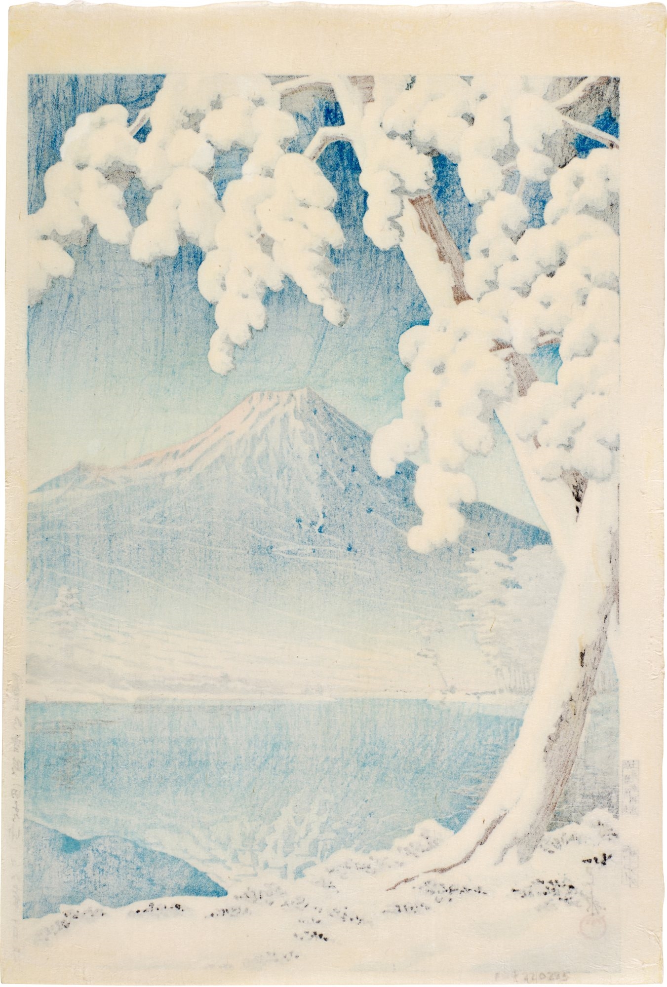 Hasui Kawase | Clear Weather After Snowfall on Mount Fuji, Tagonoura ...