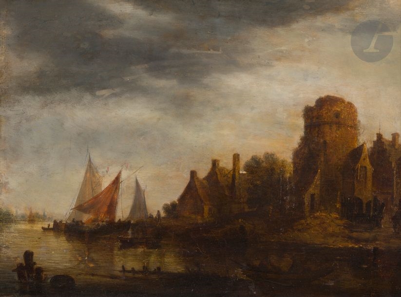 Aelbert Cuyp | The estuary (19th Century) | MutualArt