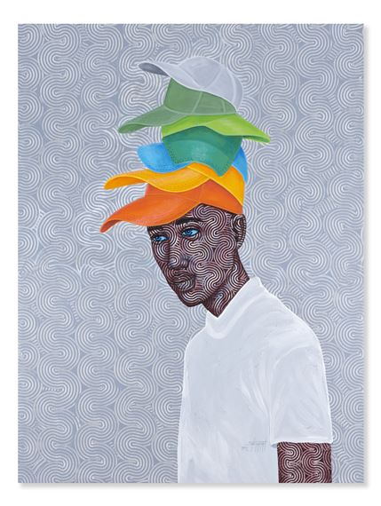 Foster Sakyiamah | Thinking Caps (2021) | MutualArt