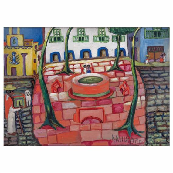 Nahui Ollin | La plaza del pueblo (Circa 1933) | MutualArt
