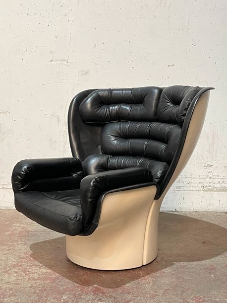 Joe Cesare Colombo | Fauteuil Elda (1960) | MutualArt