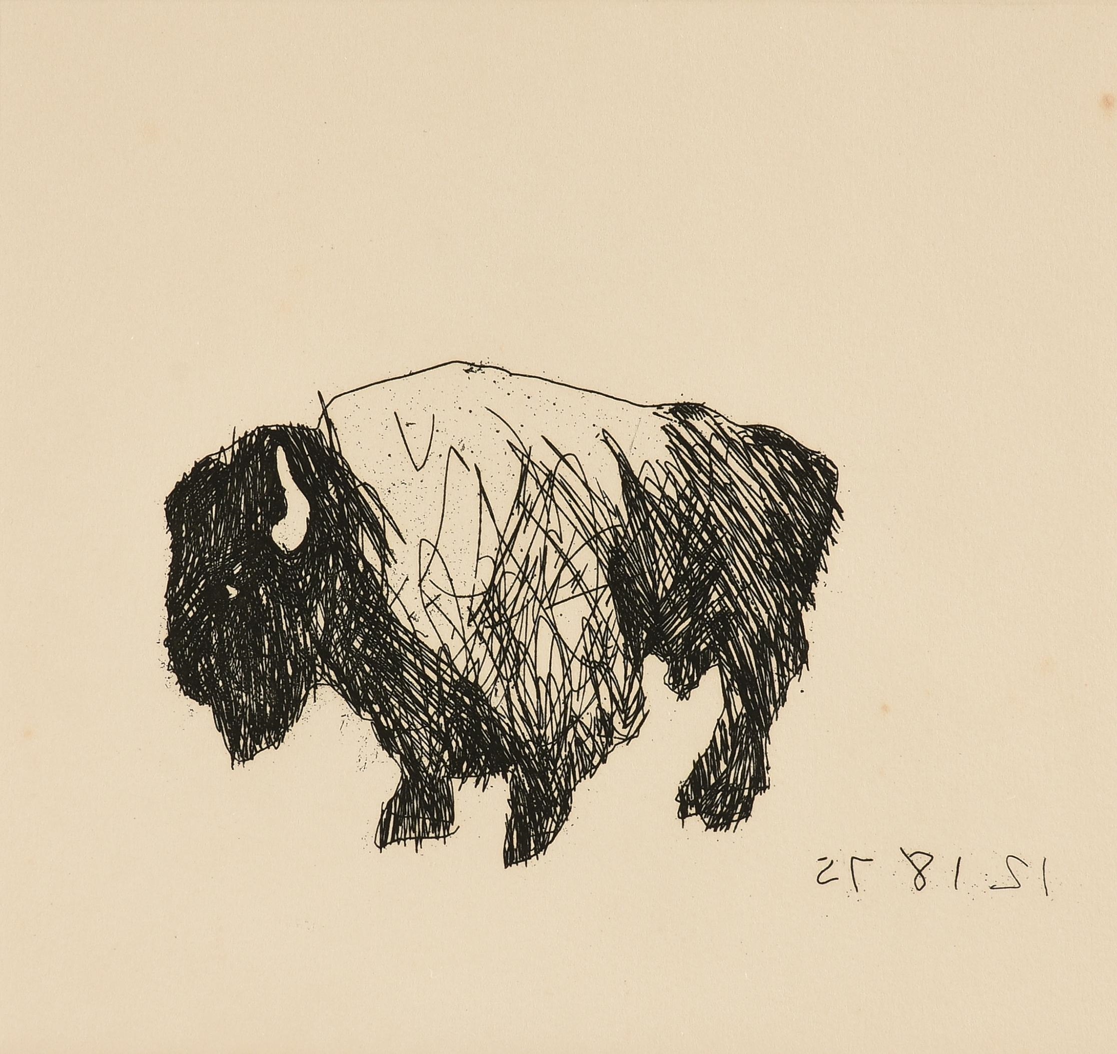 Fritz Scholder | An American Indian in Paris (1976) | MutualArt