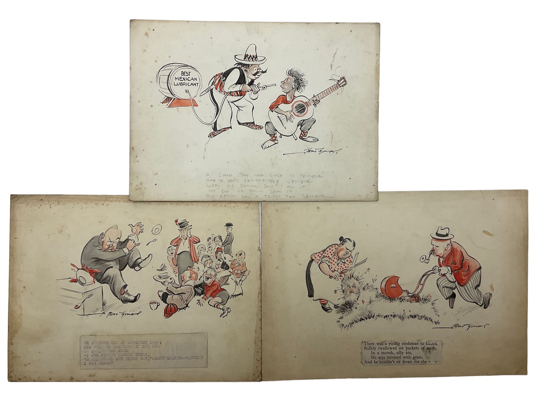 Bert Thomas | Cartoons | MutualArt