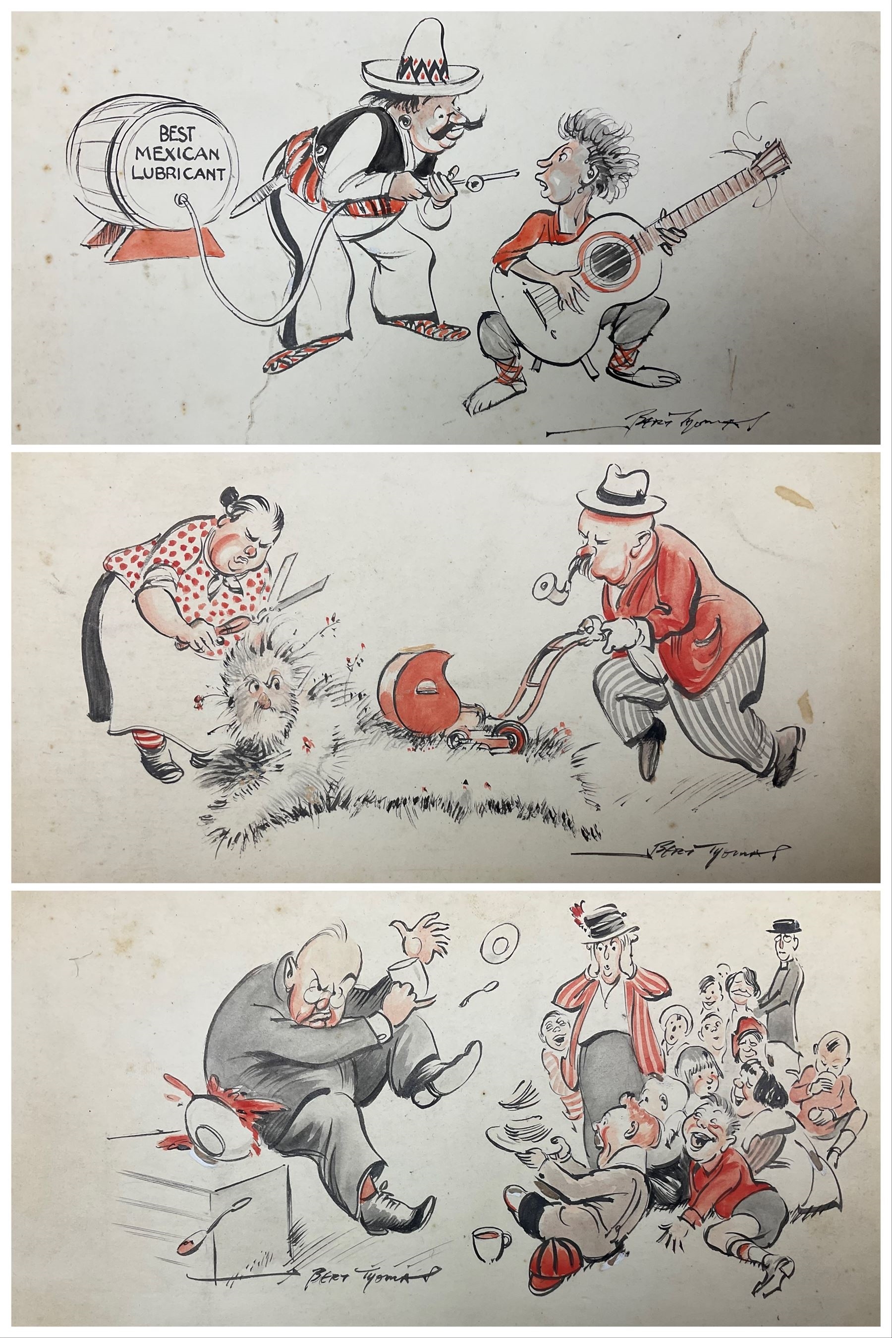 Bert Thomas | Cartoons | MutualArt