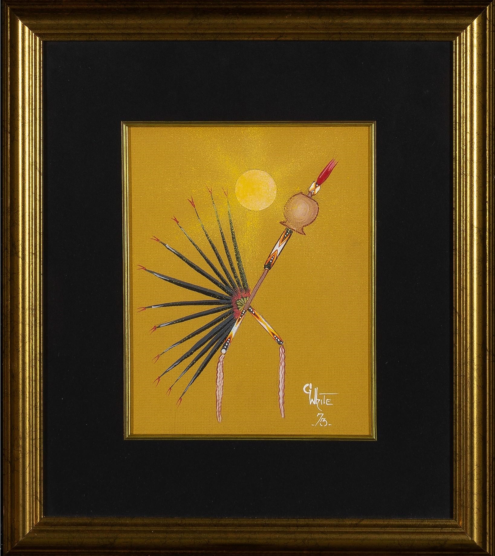 Gary White Deer | Peyote Symbols (1973) | MutualArt