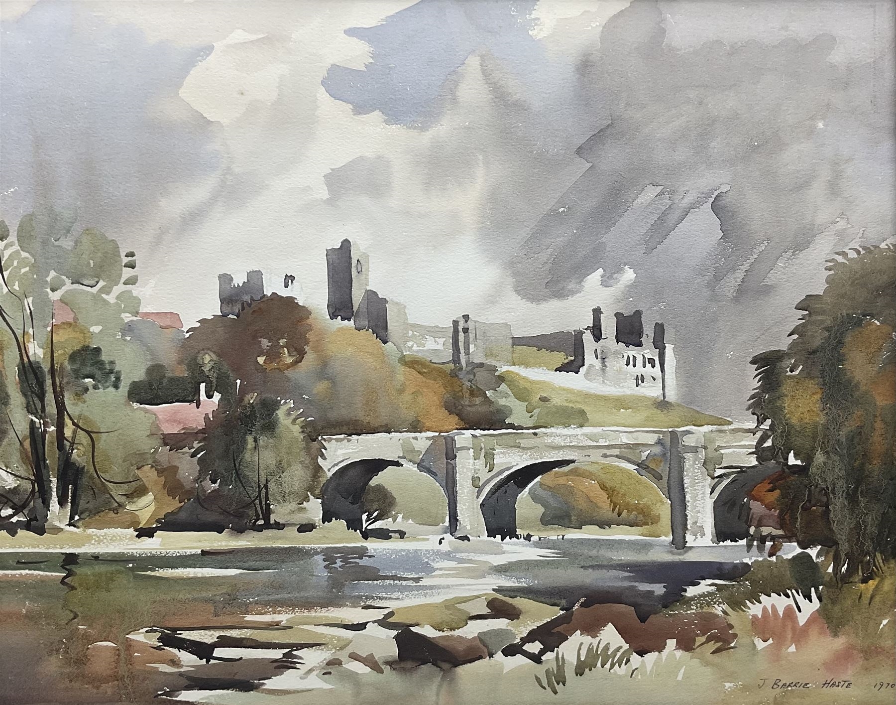 John Barrie Haste | Richmond Castle (1970) | MutualArt
