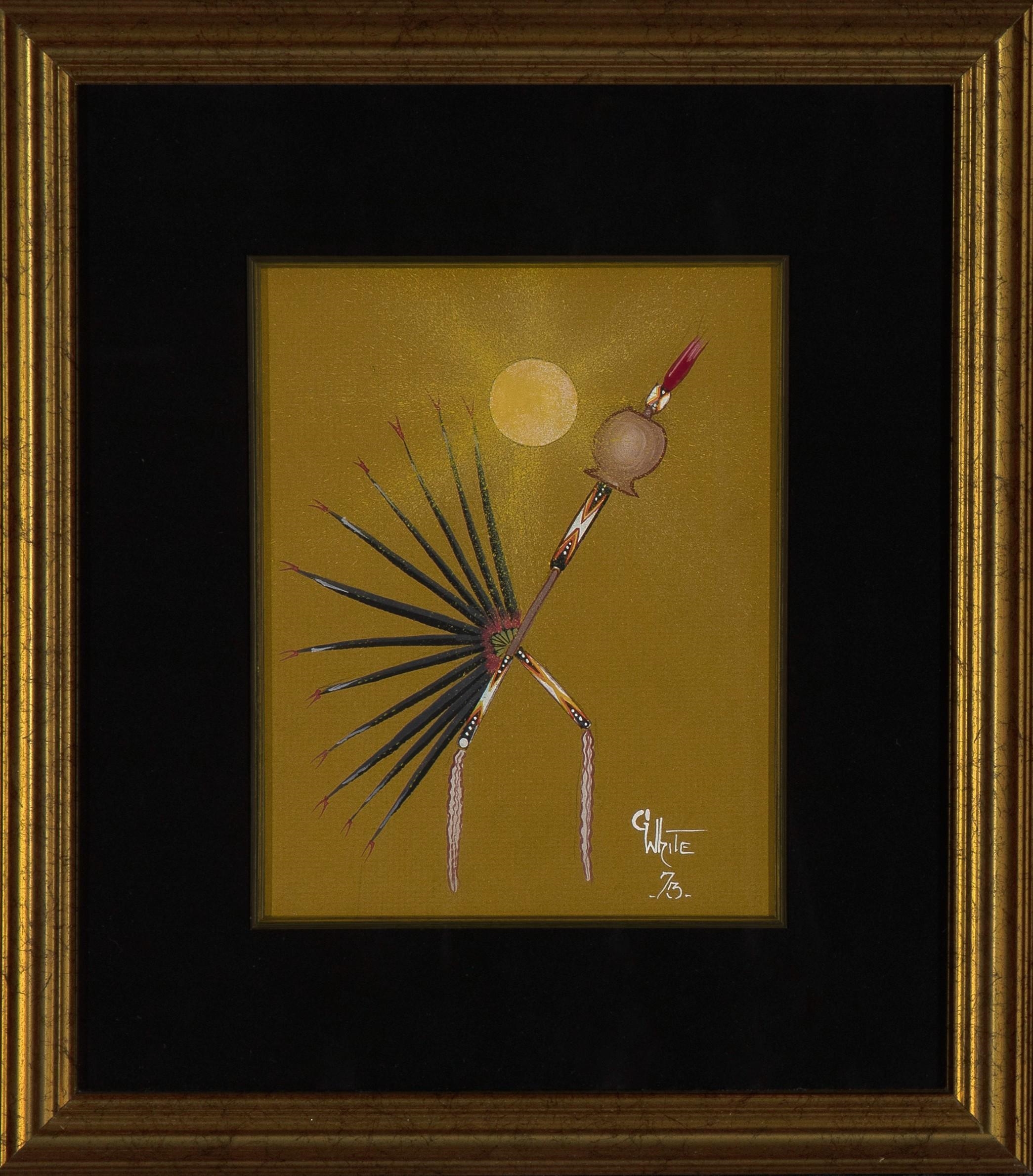 Gary White Deer | Peyote Symbols (1973) | MutualArt