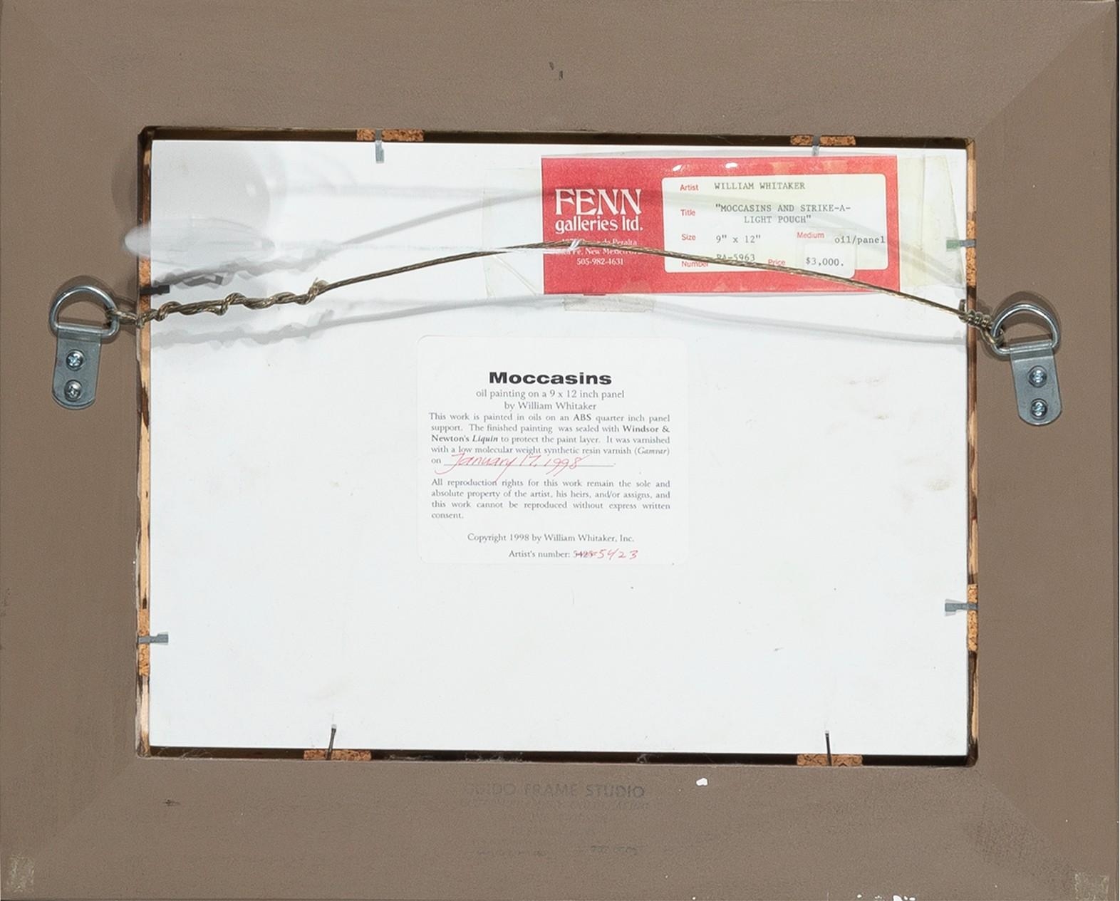 William Whitaker | Moccasins and Strike-a-Light Pouch (1998) | MutualArt