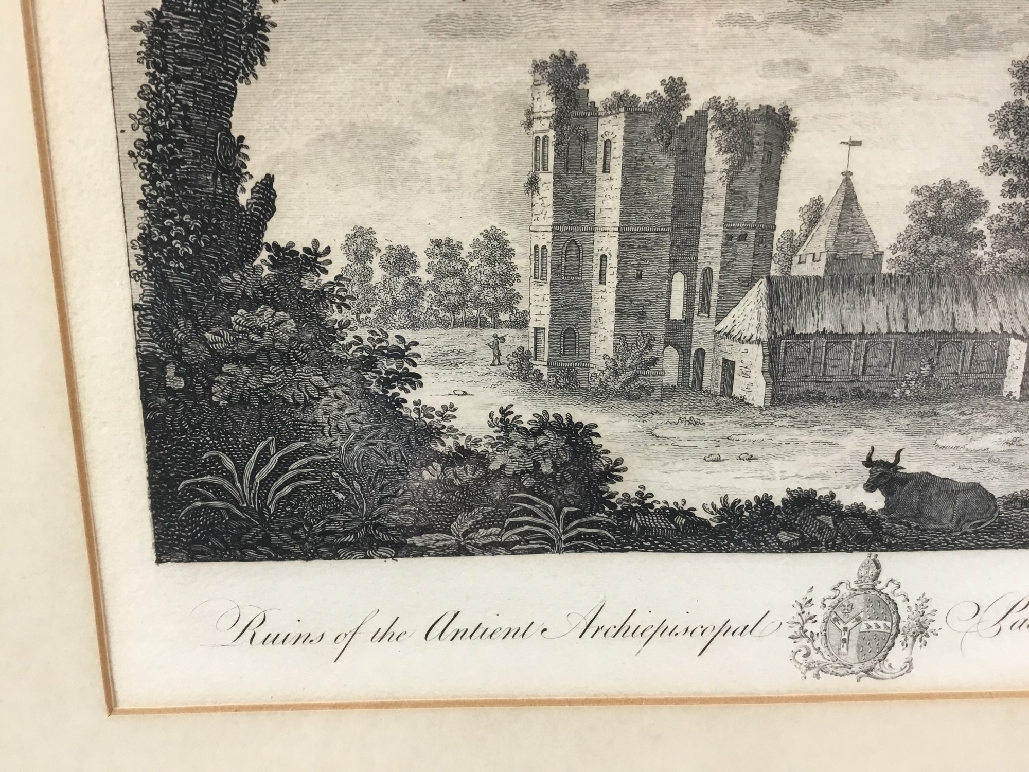 Edward Hasted | Ruins of the Ancient Archiepiscopal Palace at Otford in ...