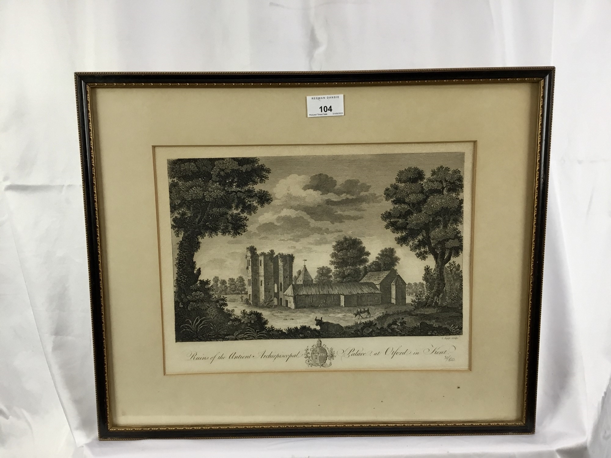 Edward Hasted | Ruins of the Ancient Archiepiscopal Palace at Otford in ...