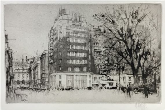 William Walcot | 1943) signed etching and aquatint - A Corner of ...