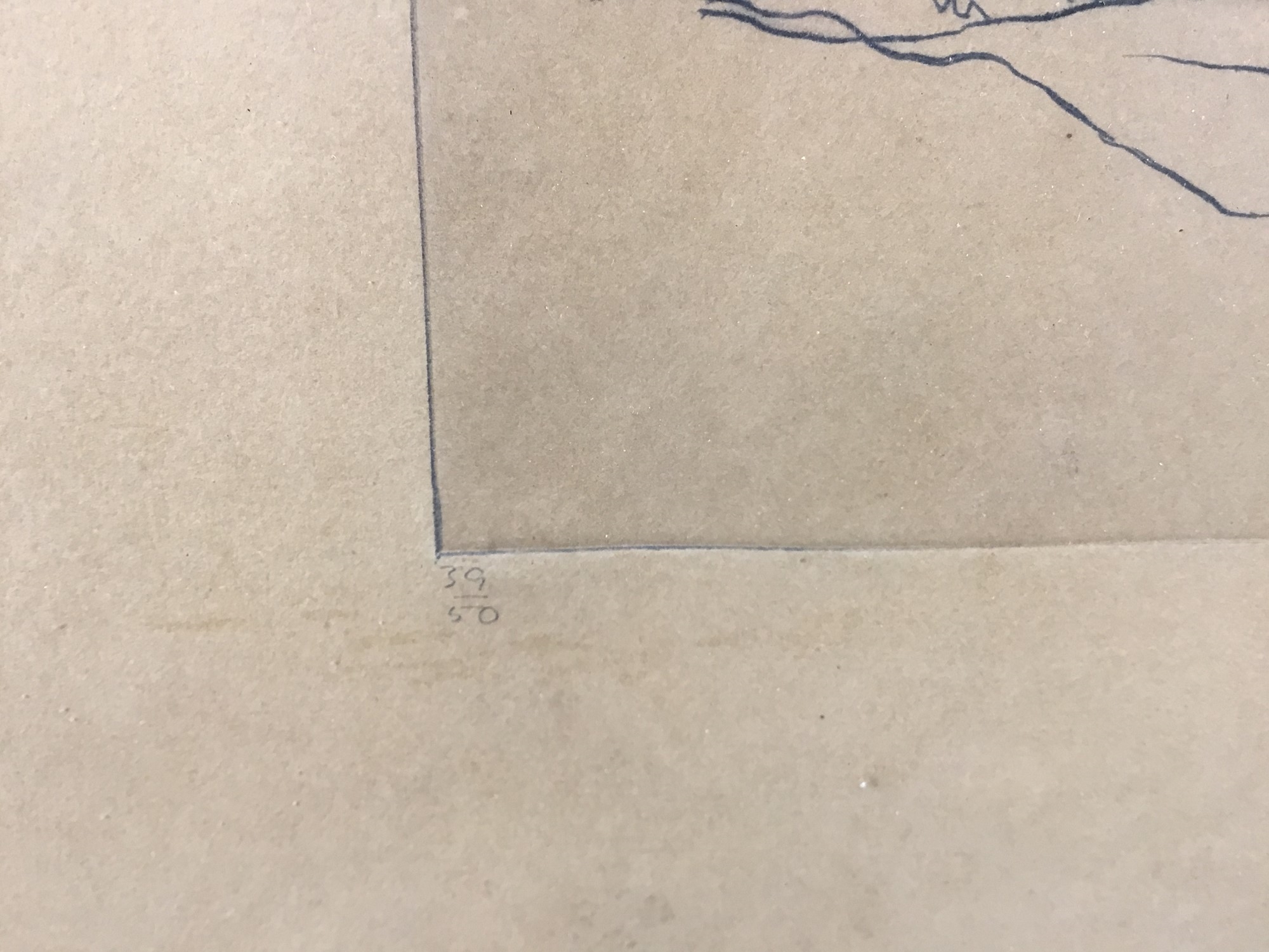 Ernst Hansen | two signed etchings 1920’s, Bison and Ploughman at ...