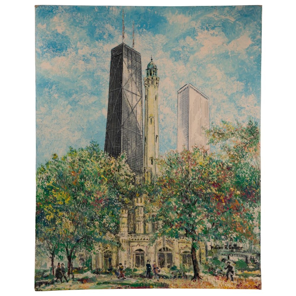 William R. Collier | Chicago Water Tower and Hancock Building (1981 ...