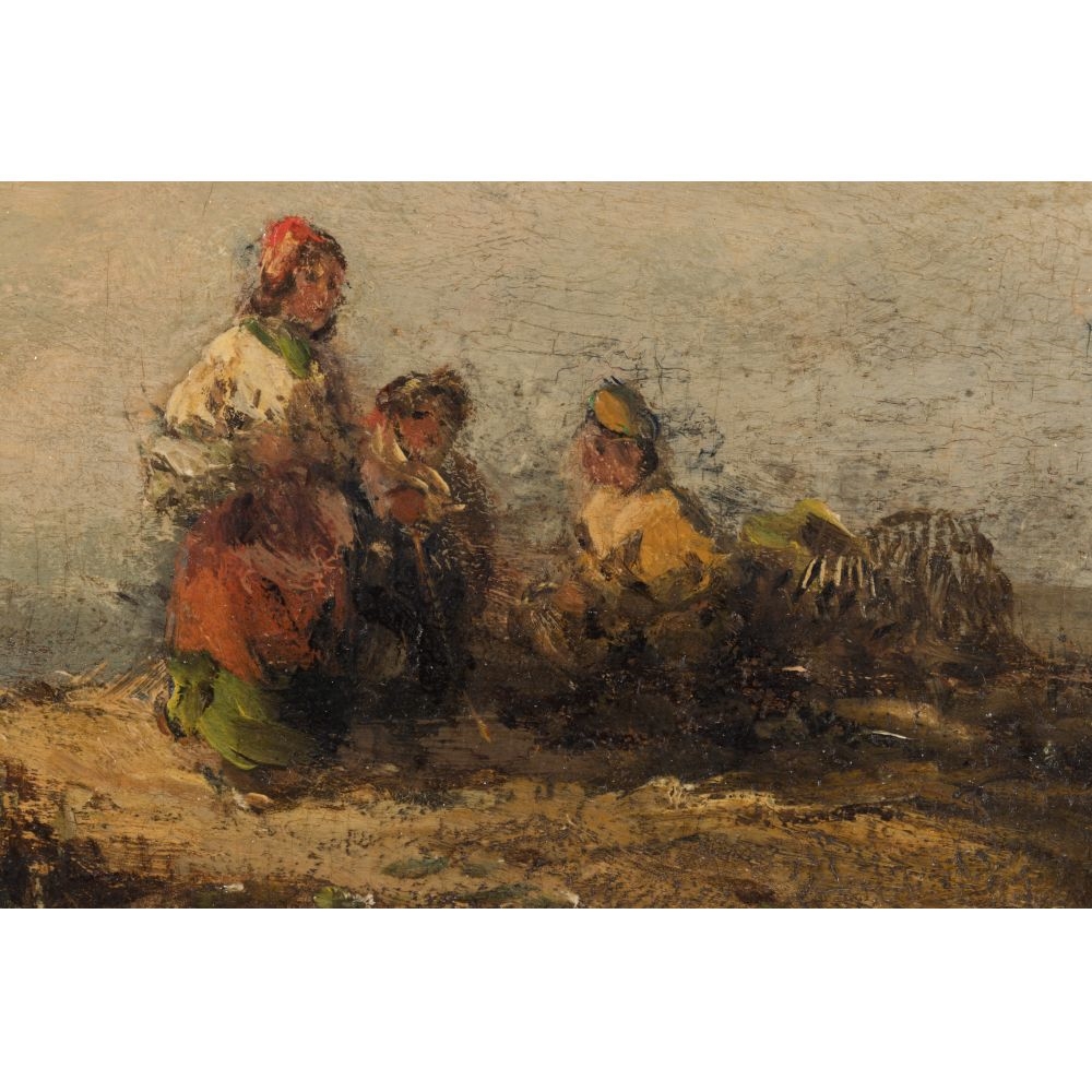 Herman Frederik Carel ten Kate | Figures on the shoreline | MutualArt