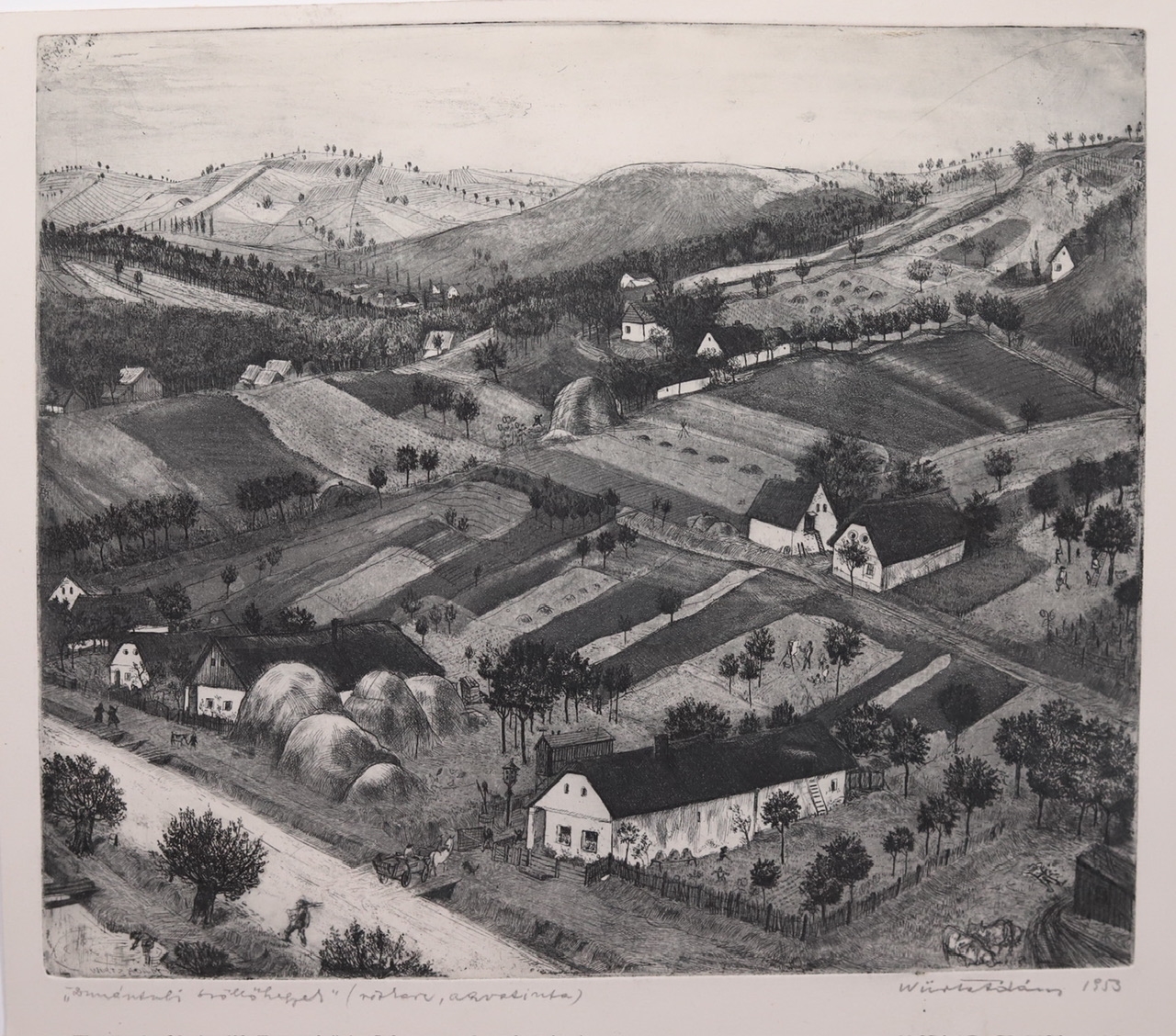 Ádám Würtz | Transdanubian vineyard hills (1953) | MutualArt