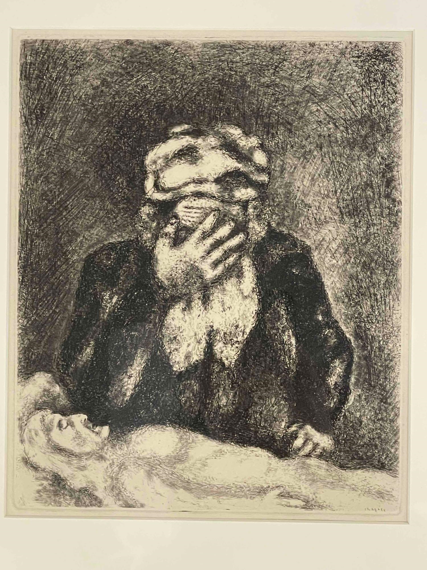 Marc Chagall | Abraham Weeping for Sarah | MutualArt