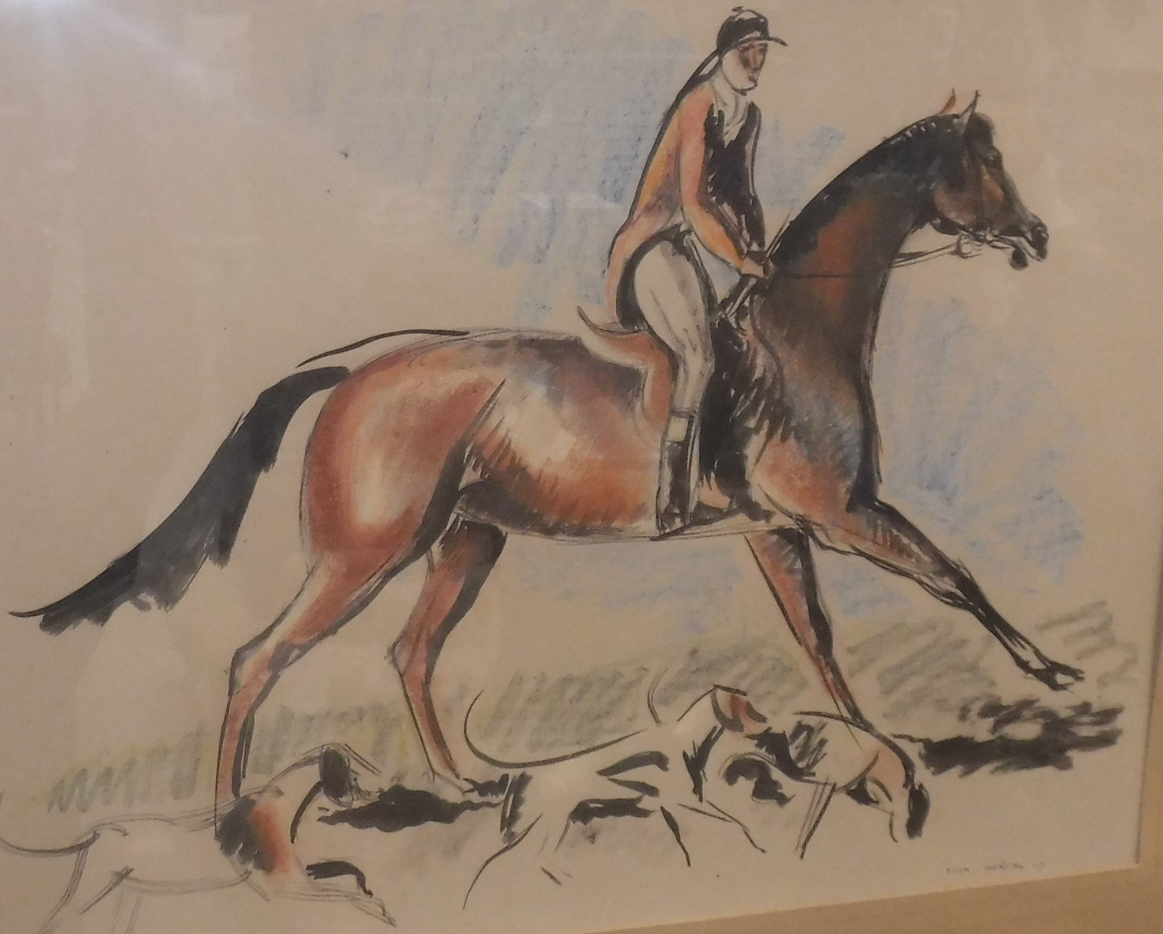 John Rattenbury Skeaping | Huntsman and hounds | MutualArt